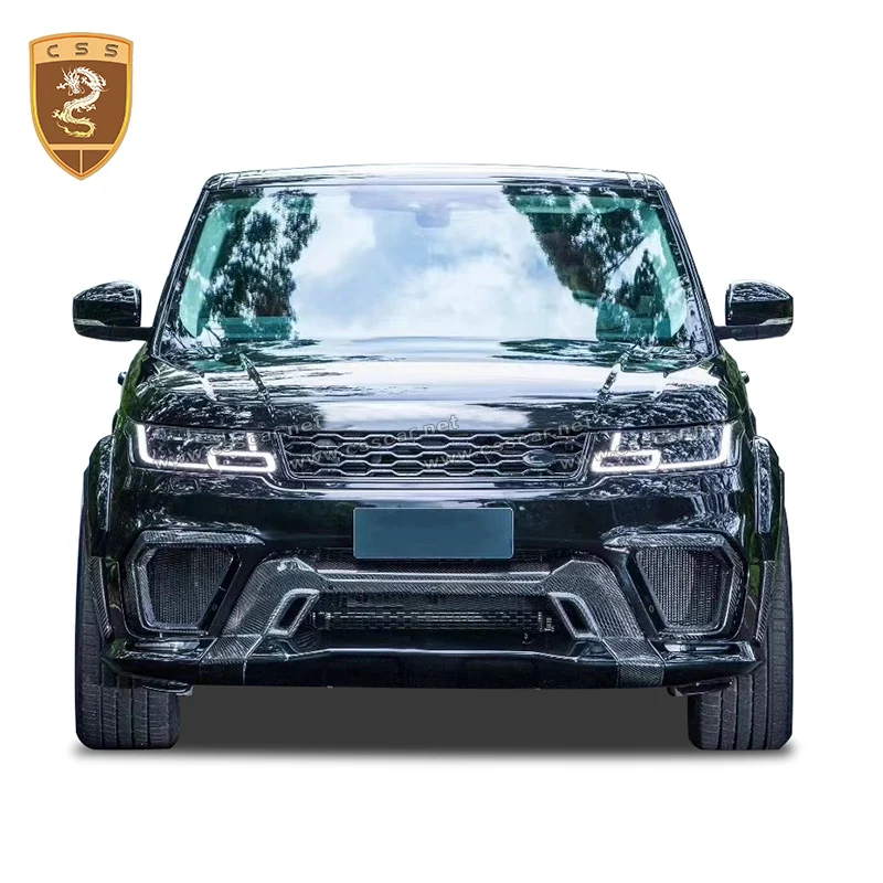 2020 carbon fiber wide body kit for Land Rover Range Rover Sport tuning ...