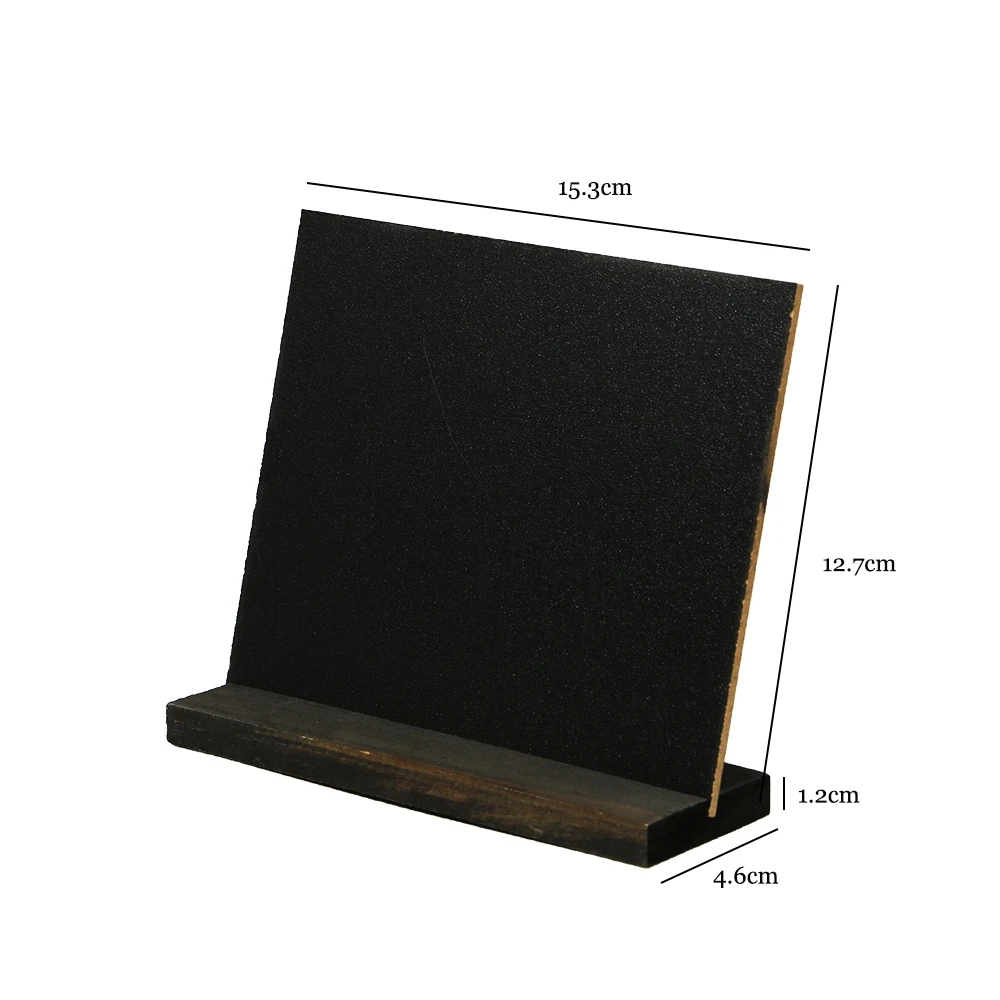Hot Sale Tabletop Chalkboard Signs With Rustic Style Wood Base Stands ...