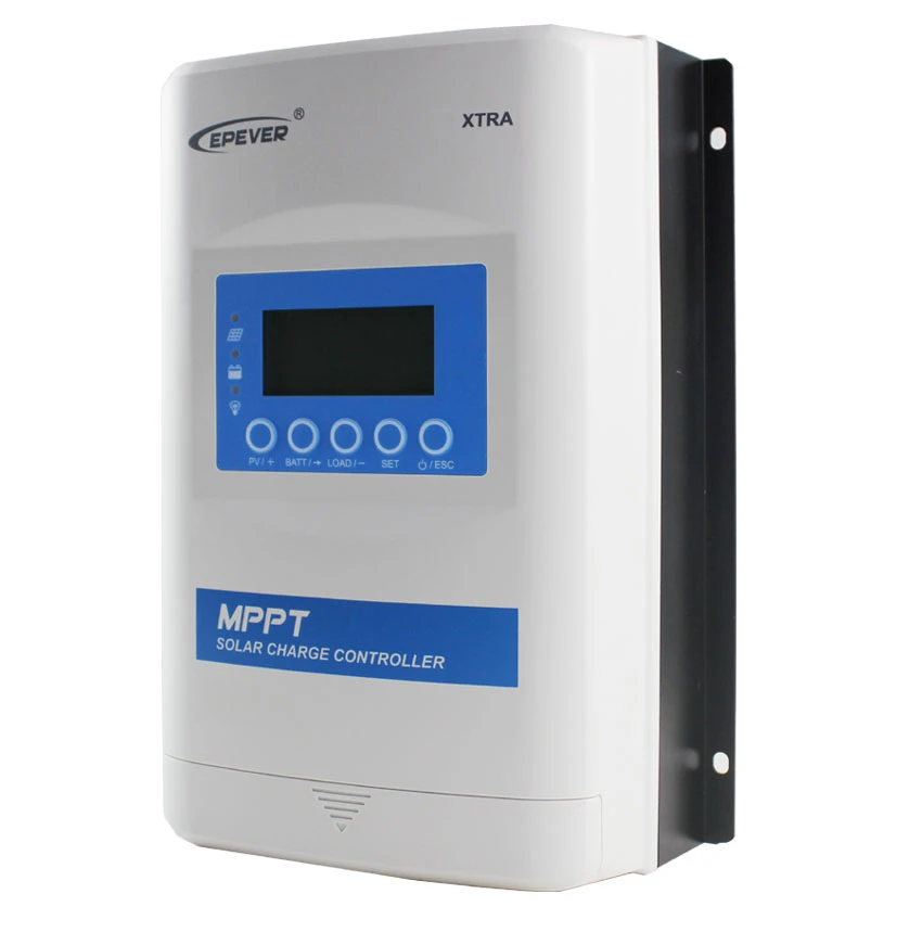 Epever Xtra4415n Mppt Solar Charge Controller 20a 30a 40a Lcd Solar Regulator 12v 24v 48v Auto ...