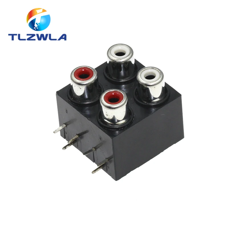 2PCS-AV-8-4-12-Socket-RCA-Lotus-Socket-Audio-And-Video-Socket-Signal ...