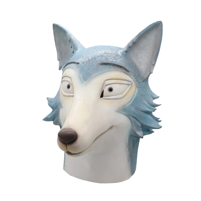 Anime Beastars Legoshi Wolf Cosplay Animal Face Mask - AllCosplay.com
