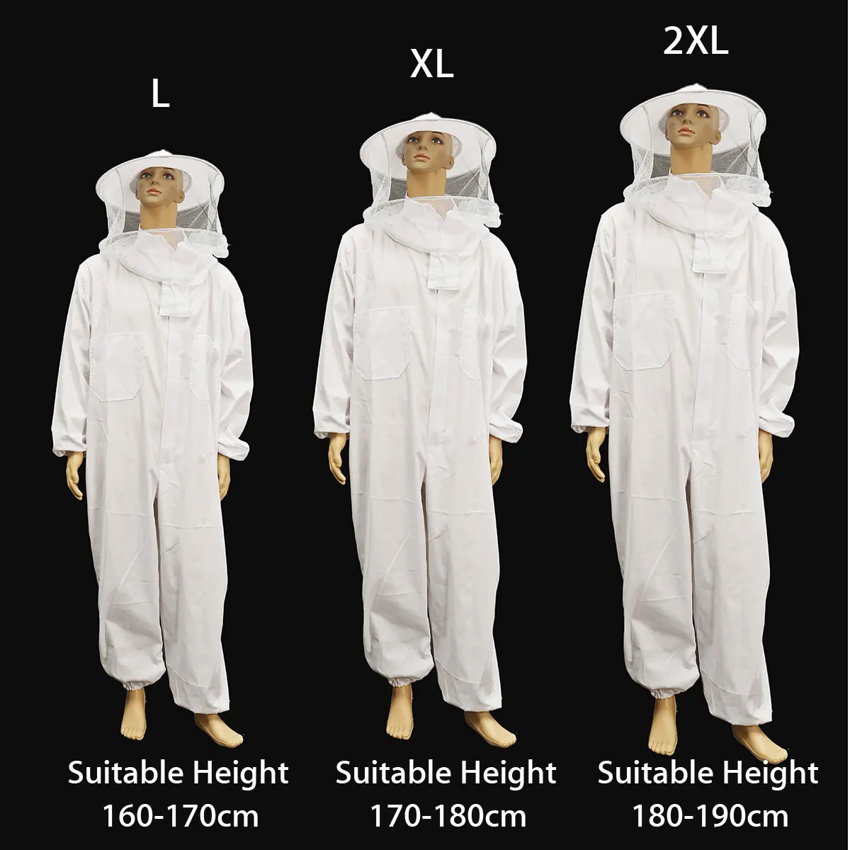 Beekeepers Protective Clothing Professional Ventilated Full Body Bee ...