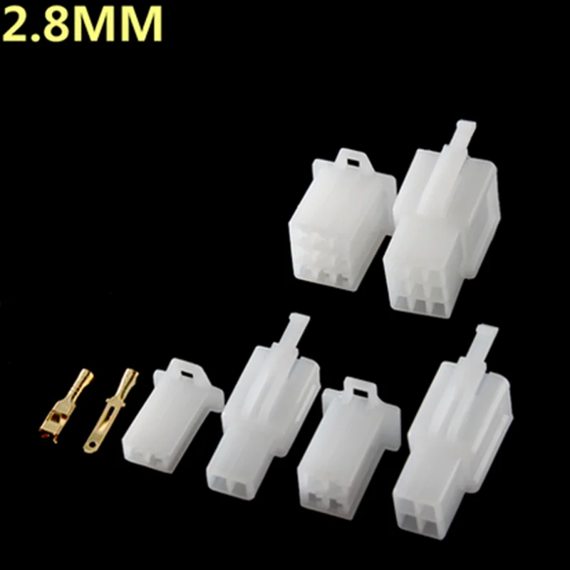1set Dj7031a-2.8mm Pitch 2p 3p 4p 6p 9p Housing + Terminal Male Female ...