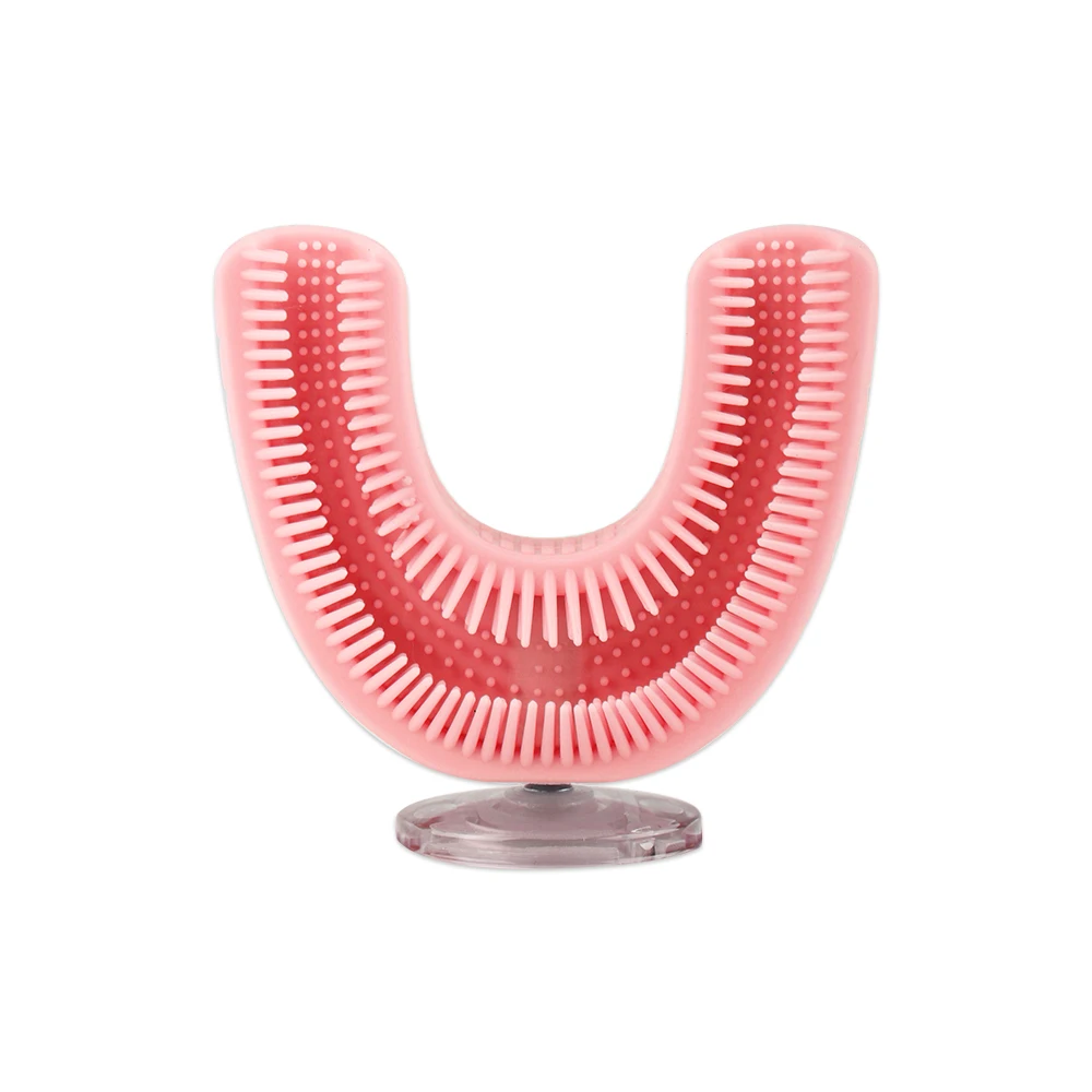 Smart 360 Degrees Children Electric Toothbrush - Big Head Pink