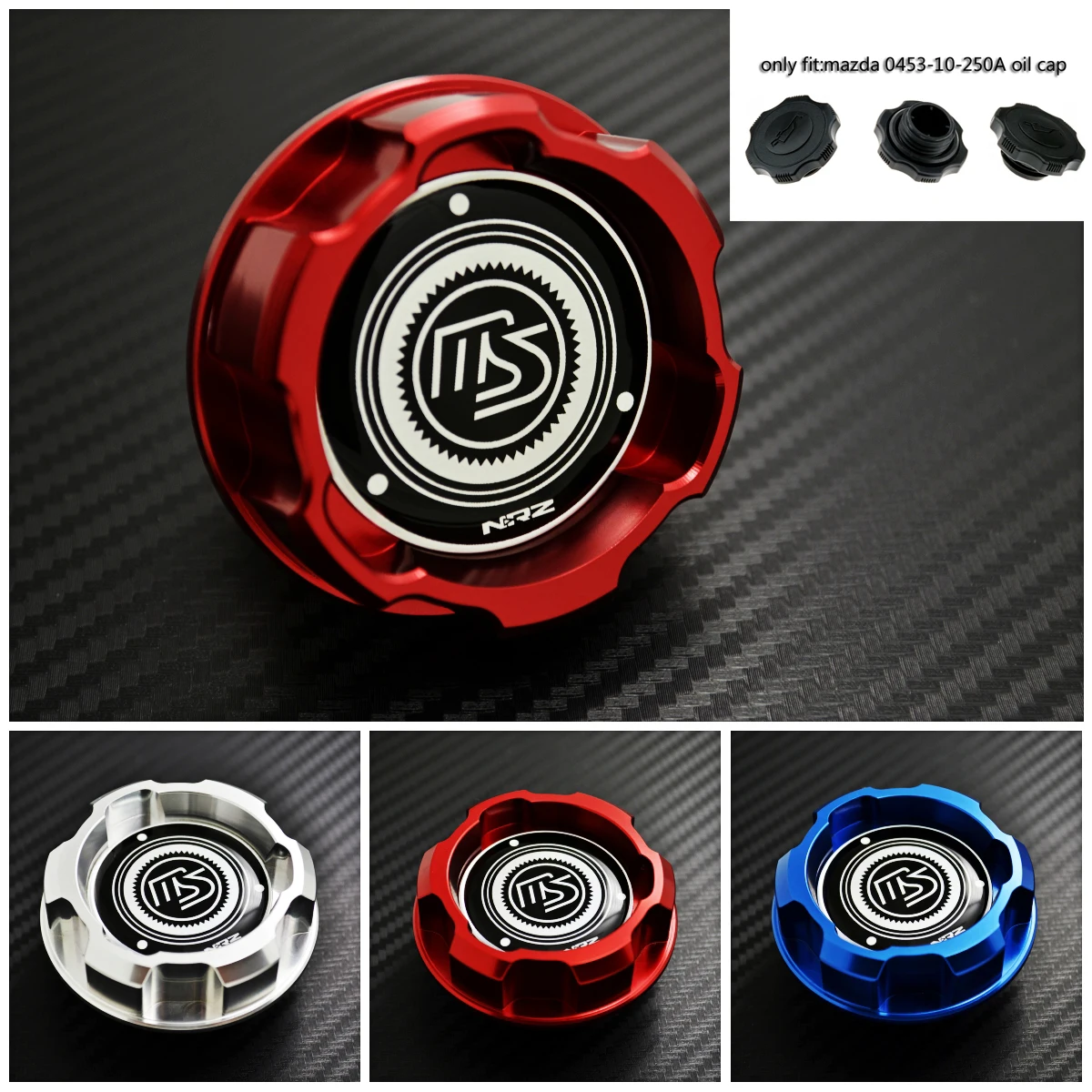 Aluminum Engine Oil Cap For Mazda Rx7 Rx8 323 Familia Bp 1.8l Protege ...