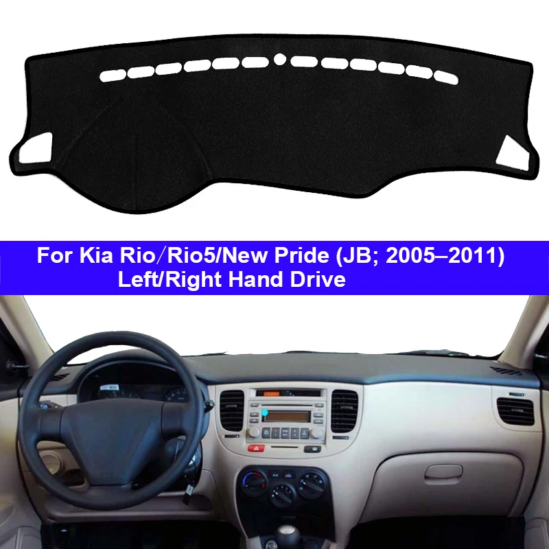 Car Dashboard Cover Dash Mat Carpet For Kia Rio New Pride Rio5 JB 2005 ...