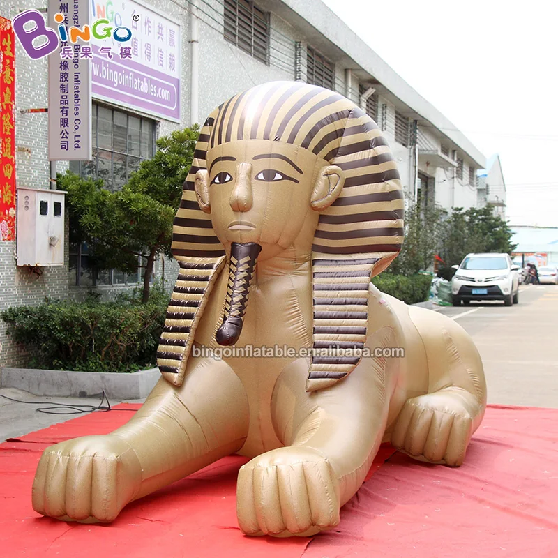Eco-friendly 4.8x2x2.4m Inflatable Egyptian Pharaoh For Event ...