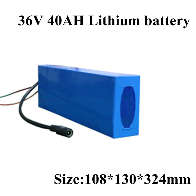 36v 40ah Pacco Batteria Al Litio Bms 10S 36v 40AH Agli Ioni di Li Bateria per 1800W Elettrico ...