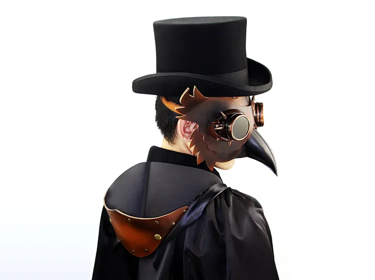 Halloween Plague Bird Real Steampunk Cosplay Horror Mask - AllCosplay.com