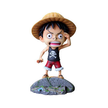 15CM Monkey D. Luffy Collectible Figure Model Statue | One piece ...