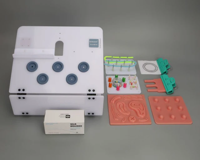 Laparoscopy Surgery Training Box Laparoscopic Simulator Trainer with ...