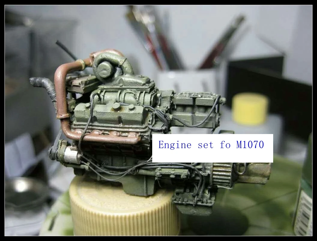 Engine set for M1070 1/35 Assembly model Resin parts Toys albuginea