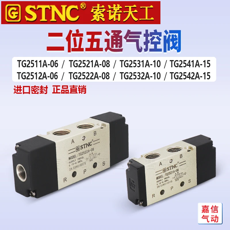 STNC-Pneumatic-solenoid-valve-TG2521A-08-Two-position-five-way-Air ...