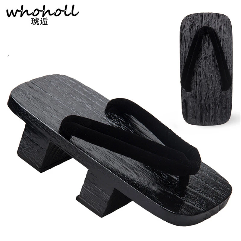 Whoholl Jiraiya Cosplay Japanese Kimono Geta Clogs Man Women Unisex ...