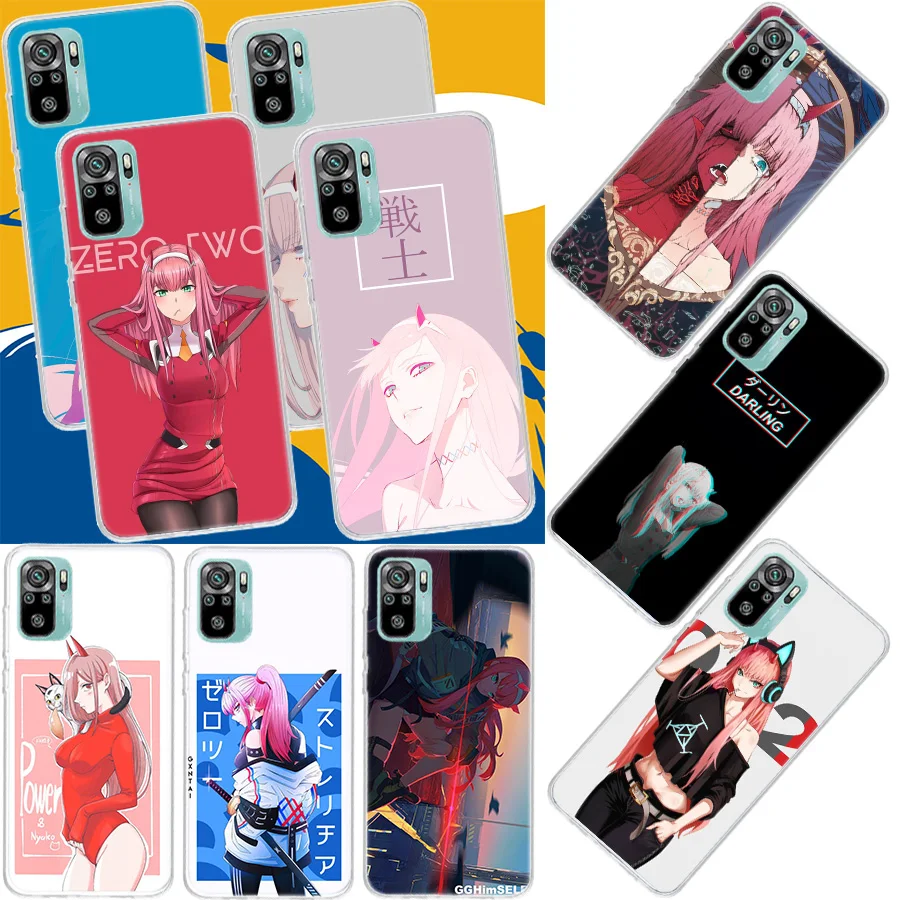 Zero Two Darling in the FranXX funda de teléfono de Anime para Redmi 10 ...