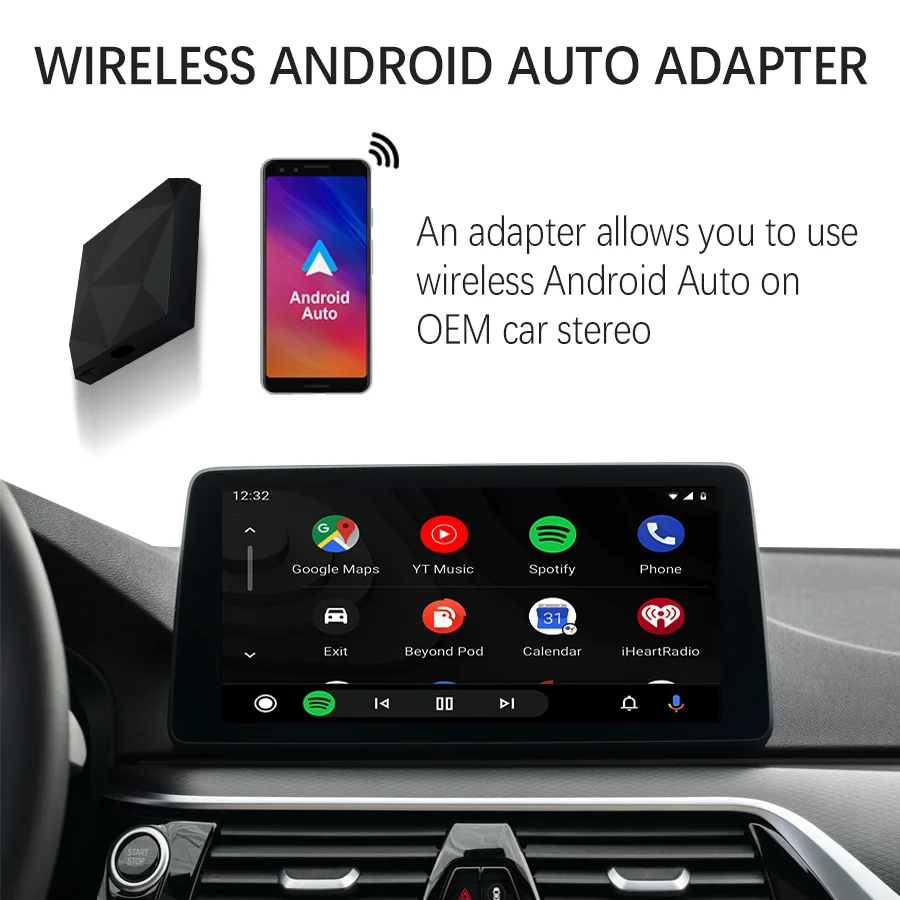 Android Auto Tv Box 2022 Wireless CarPlay Android 12 System