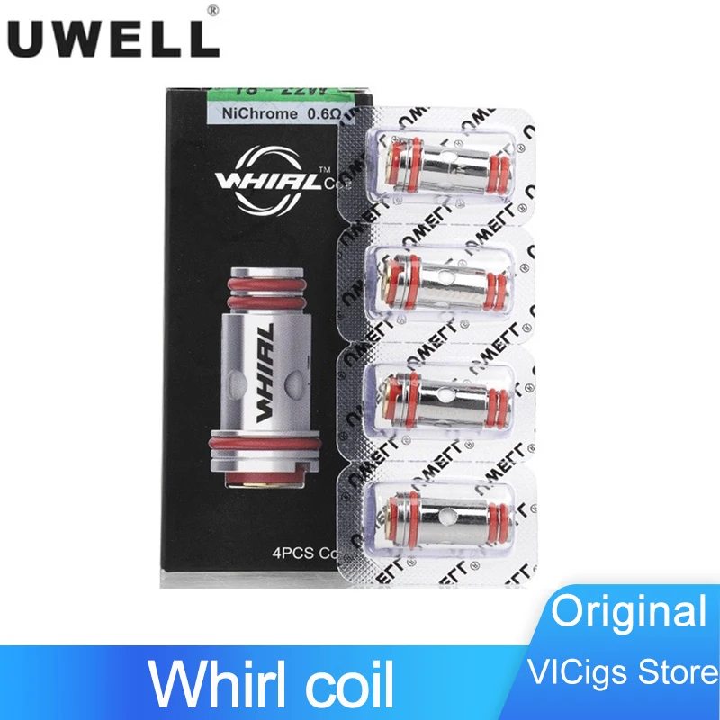 4pcs-lot-Uwell-Whirl-Coil-0-6ohm-1-8ohm-Head-Vaporizer-For-E-Cig-Whirl ...