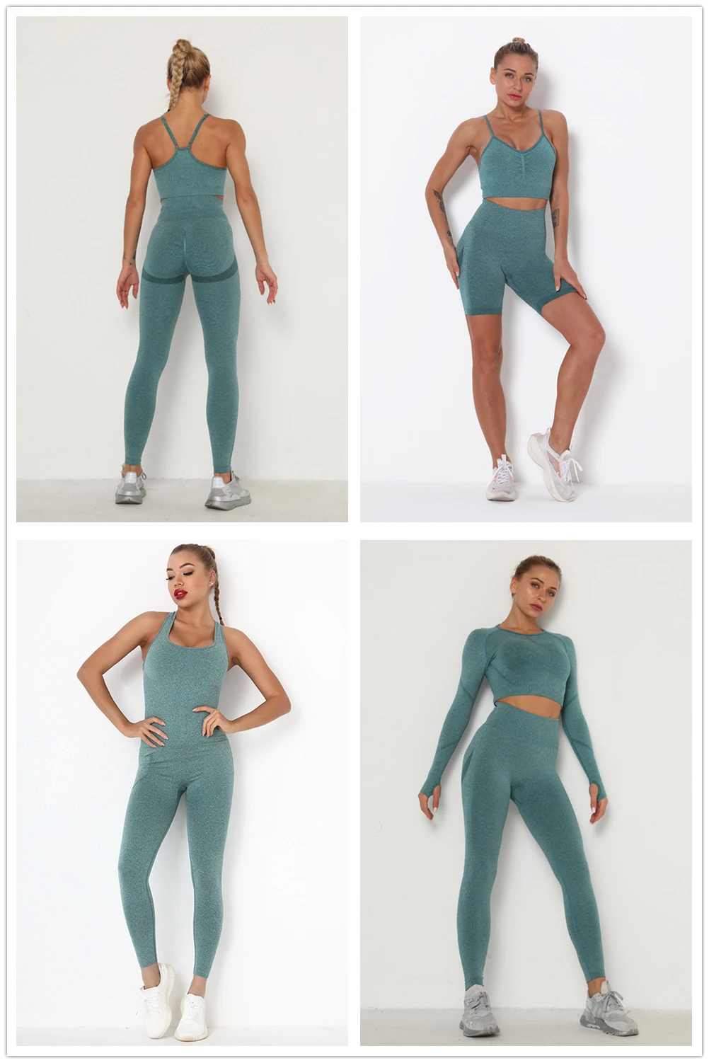 UwilliyME Sans Couture Sport Costumes Femmes Fitness Vêtements De Yoga ...