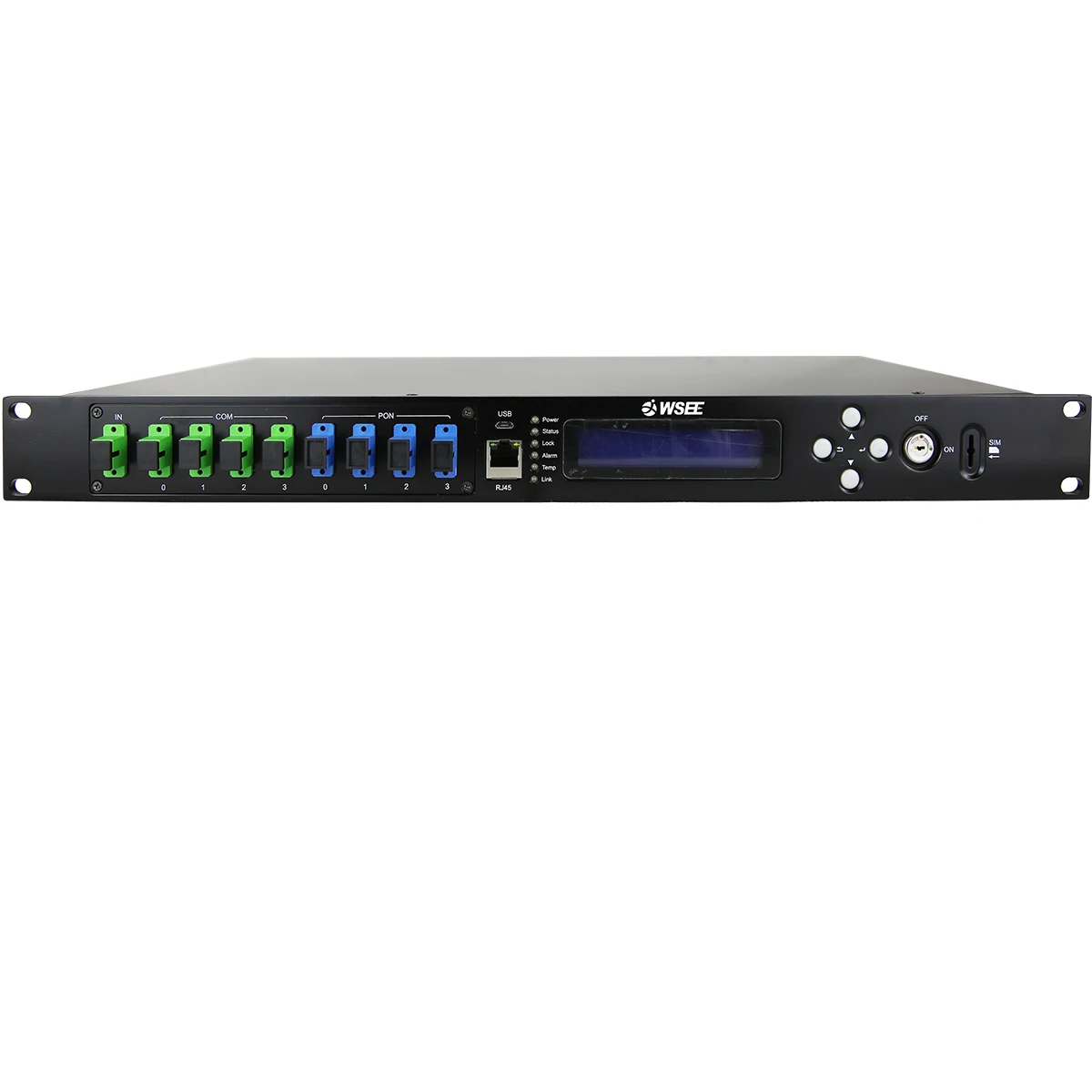 EDFA-4X23db-WDM-Wavelength-Division-Multiplexing-1U-High-Power-Erbium ...