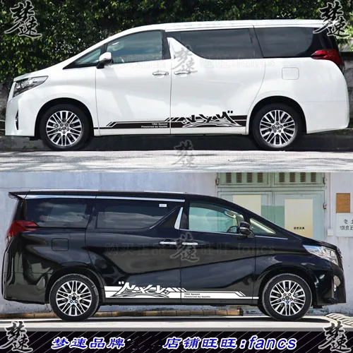 Car-stickers-FOR-Toyota-Alphard-Vellfire-Personalized-car-decals-Color ...