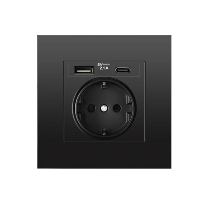 Pop Type-c Usb Power Socket German, Eu Standard Usb Receptacles,usb C ...