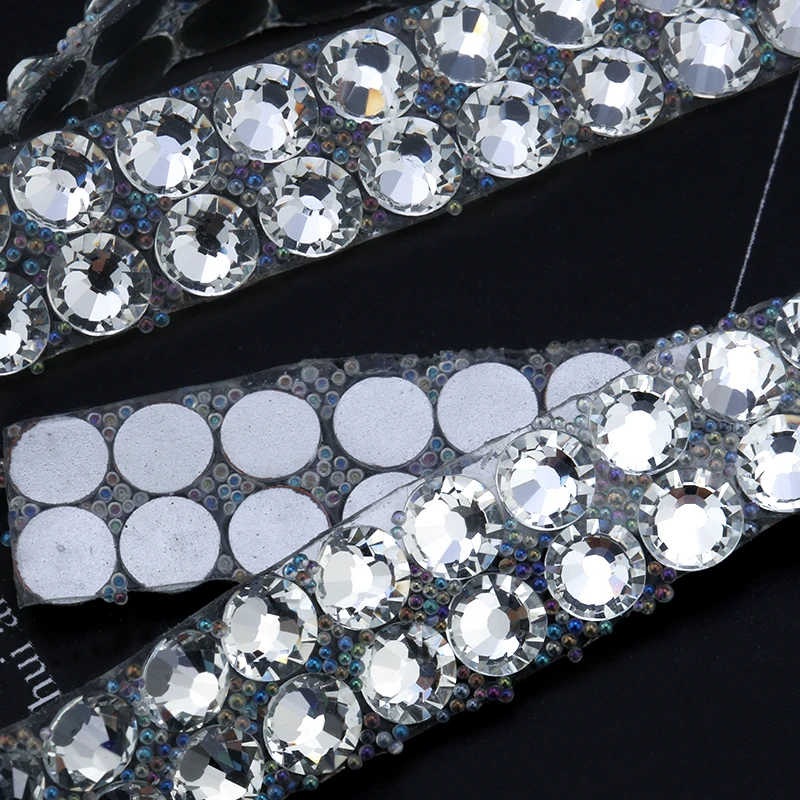 Strass Ribbon Rhinestones | Rhinestone Crystal Glass Sew | Diy Crystal ...