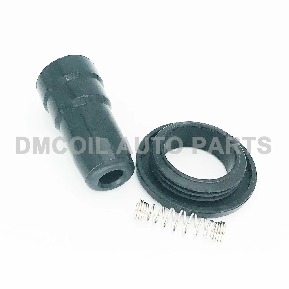 100 Pcs Ignition Coil Rubber Boots With Spring For Opel Chevrolet Aveo ...