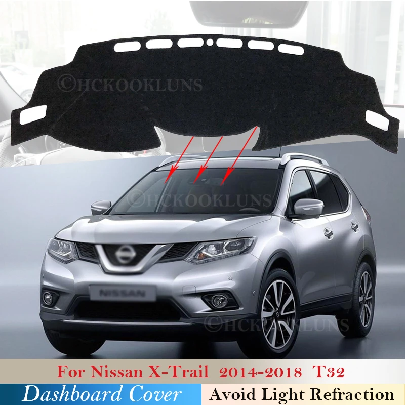 Dashboard Cover Protective Pad for Nissan X Trail T32 2014~2018 Car ...