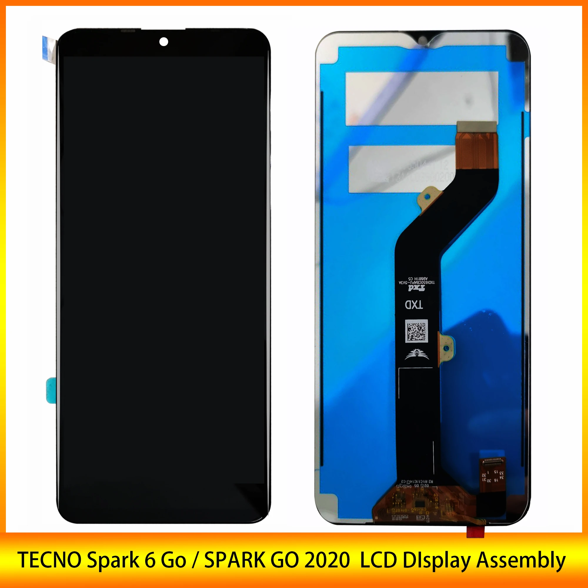 คุณภาพสูง ORIGINAL Lcd 6.52 "สำหรับ TECNO Spark 6 Go KE5J / SPARK GO ...