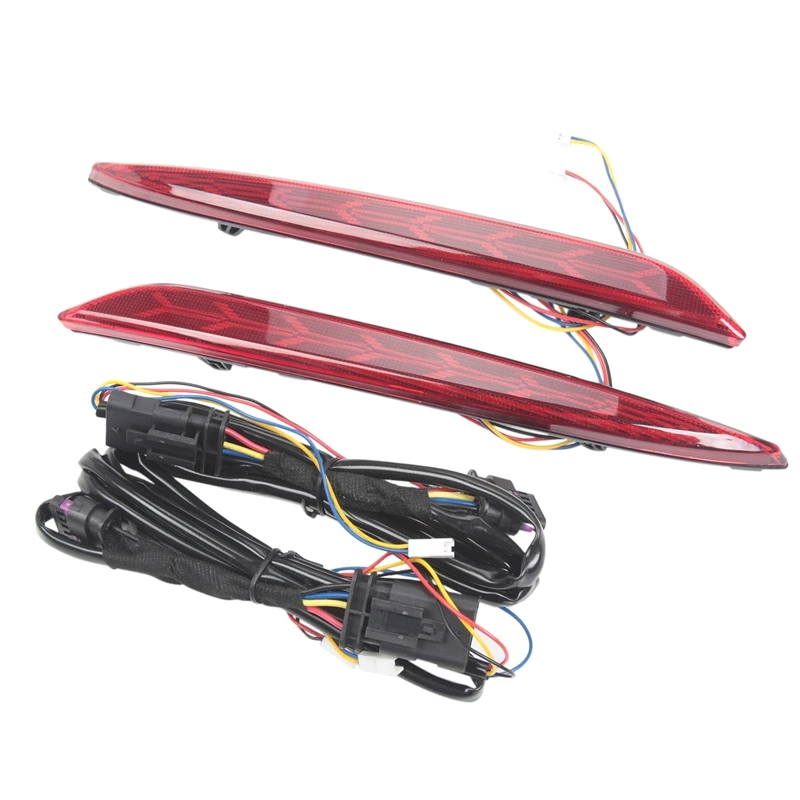 Car Rear Bumper Reflector, for Tesla Model 3 LED Dynamic Turn Signal ...