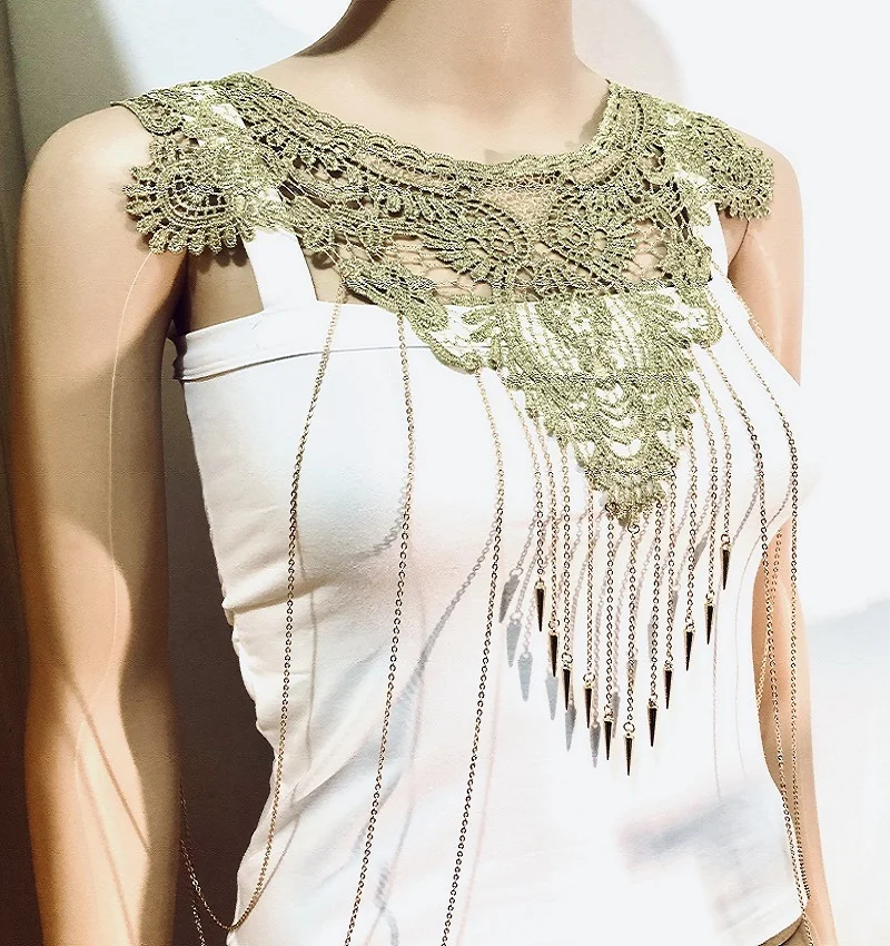 Sexy Crystal Bra Slave Harness Body Chain Women Rhinestone Choker ...