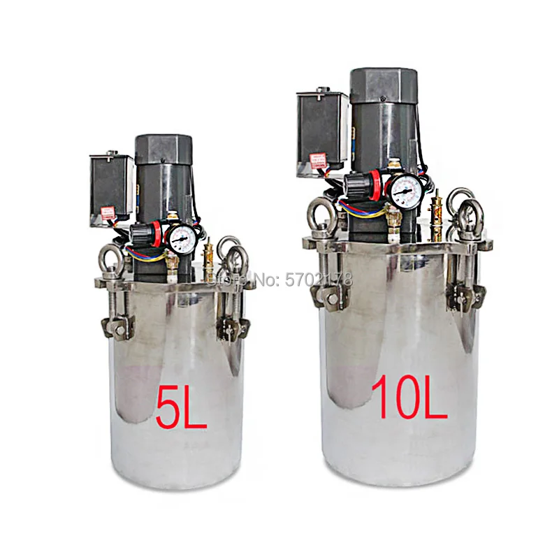 Pressure barrel automatic mixing glue pressure barrel stainless steel ...