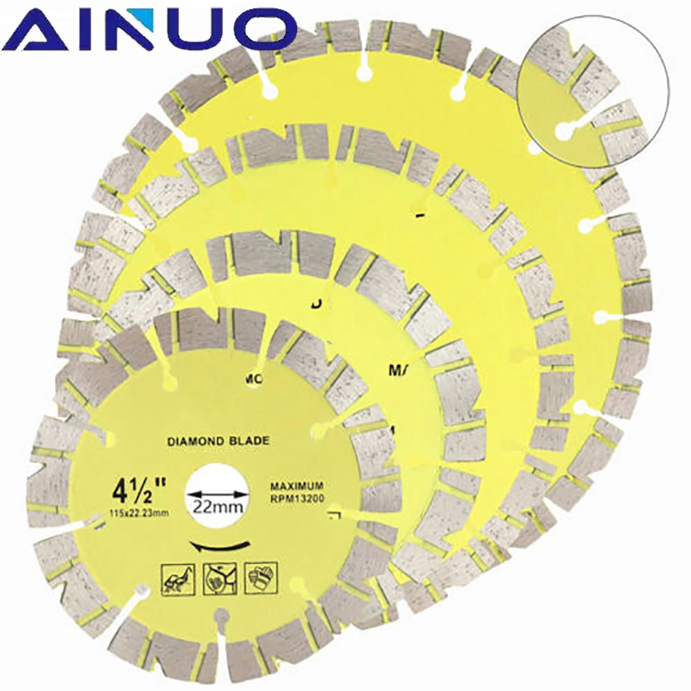 Diamond Saw Blade Dry Cutting Disc For Marble Tile Concrete Quartz ...