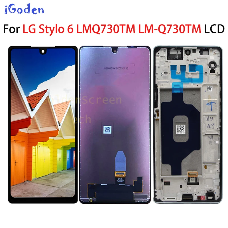 Pantalla LCD para LG Stylo 6, montaje de digitalizador con pantalla ...