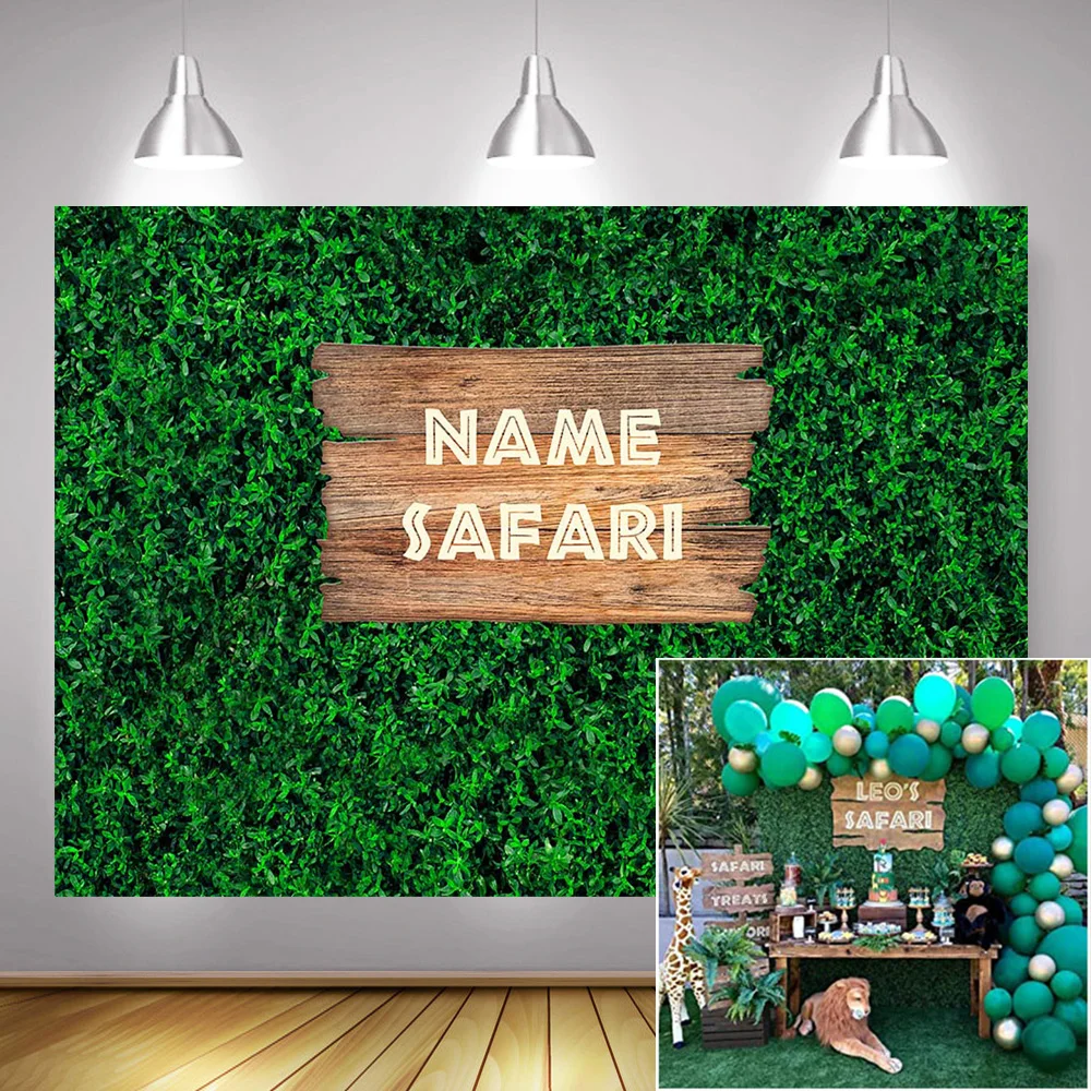 Jungle Theme Birthday Background | Photo Wall Background Jungle - Party ...