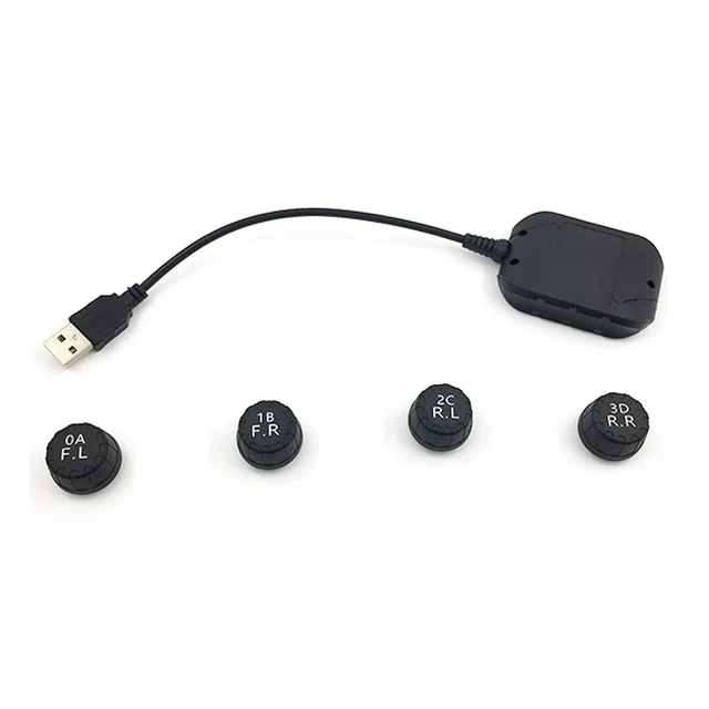 USB Android TPMS Tire Pressure Monitoring System Display Alarm System ...