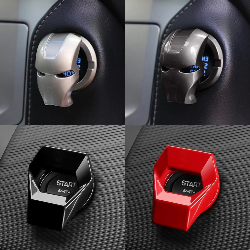 Car Interior Engine Start Stop Switch Button Cover Decorative Auto ...