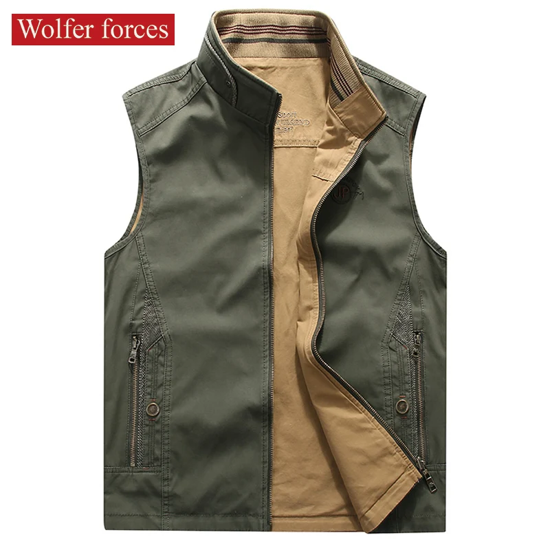 Spring-Casual-Vest-Men-s-Double-sided-Wear-Loose-Pure-Cotton-Breathable ...