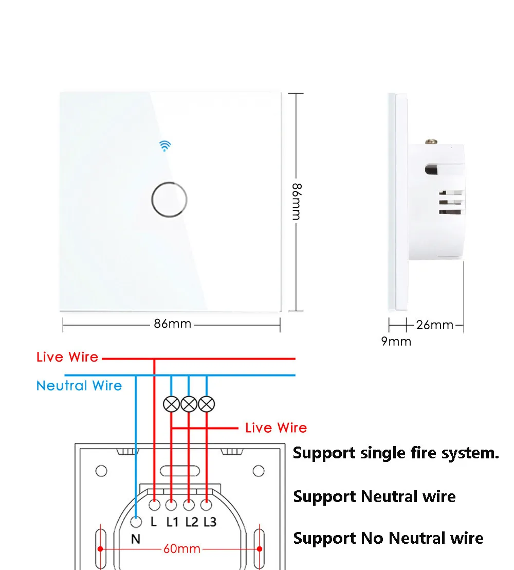 No Neutral Wiring Smart Switch No Neutral Wire Smart Switch Module