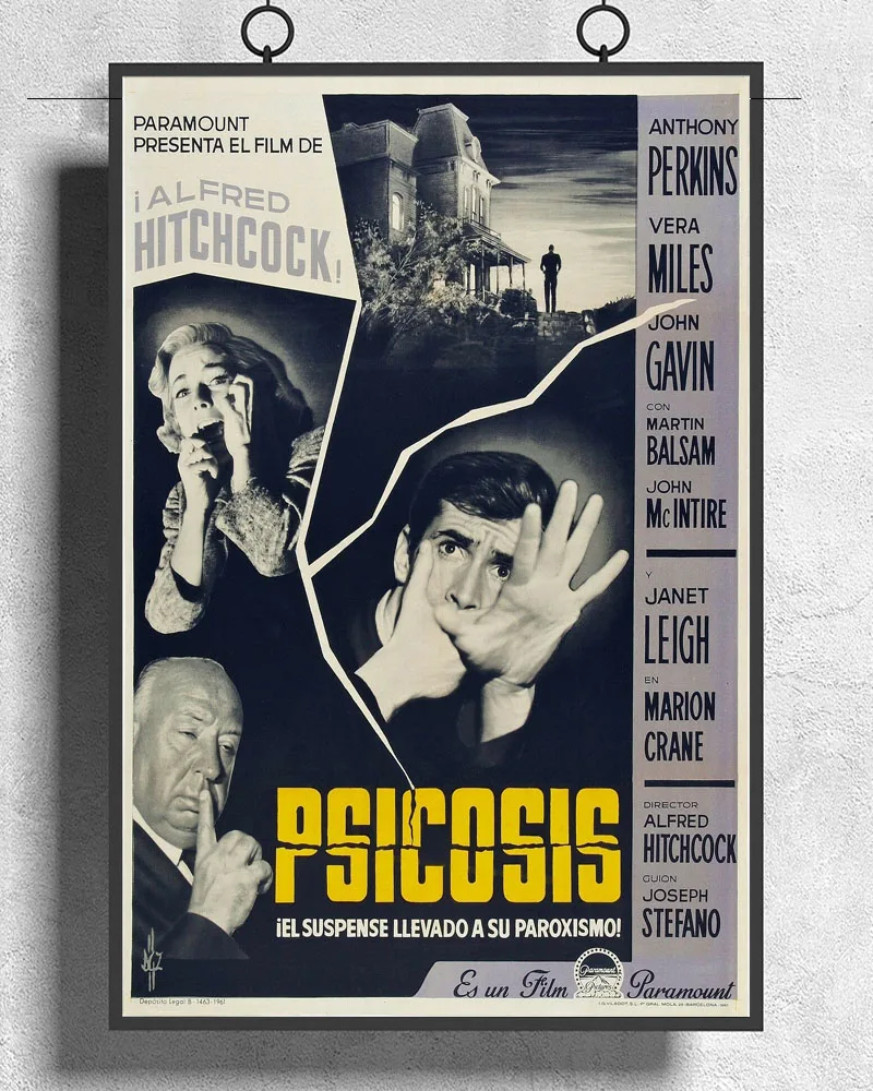 Psycho Poster Hitchcock
