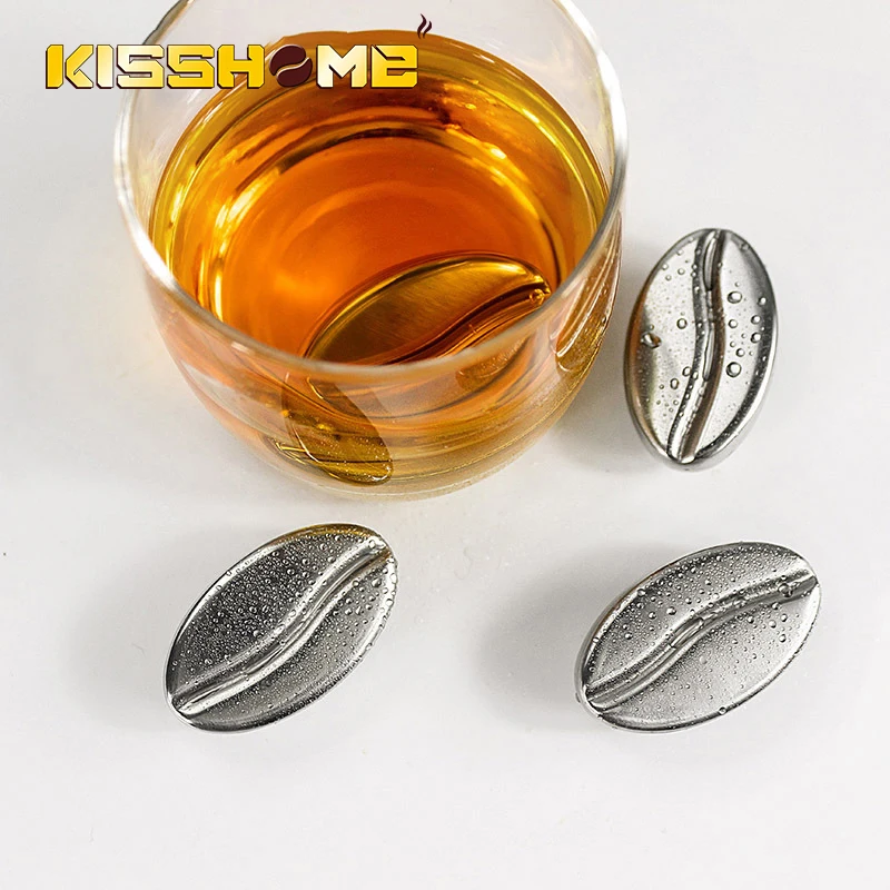 304 Stainless Steel Whiskey Cooler Wine Cooling Stones Ice Cubes Coffee ...