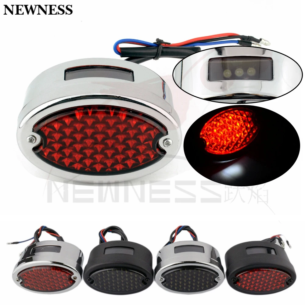 Motorcycle Led Tail Light For Harley Shovelhead Brake Stop Light Custom ...
