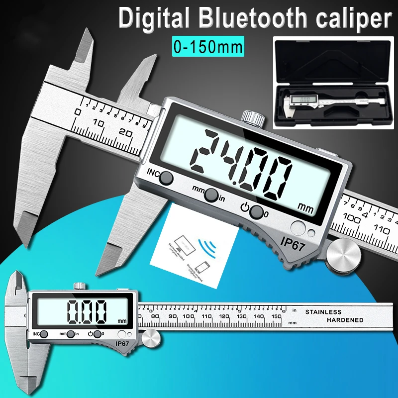 NEW IP67 Bluetooth Waterproof Digital Accurate Vernier Caliper Digital ...