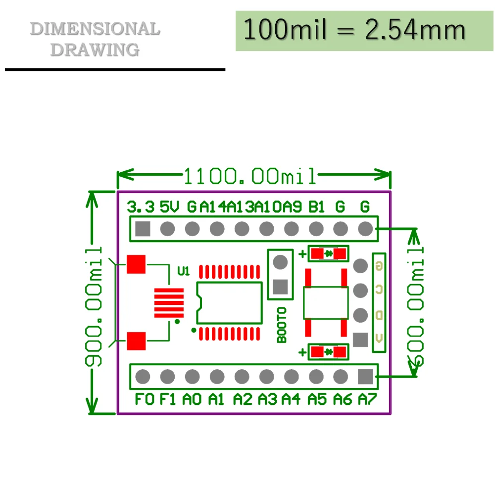 Cortex-M0 STM32F030F4P6 ARM 소형 개발 보드 [VND001] / 디바이스마트