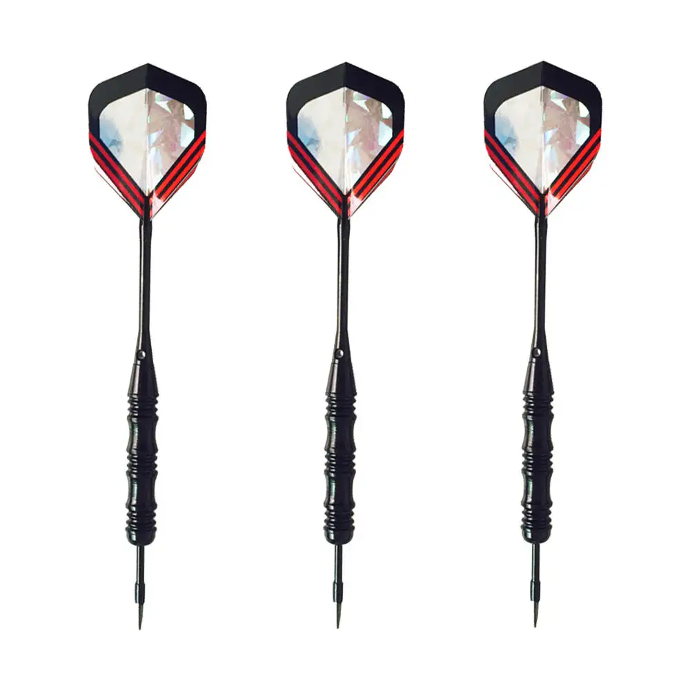 3 Sets Of Laser Dart Wings Soft Tip Darts Set with Case Green Aluminum ...