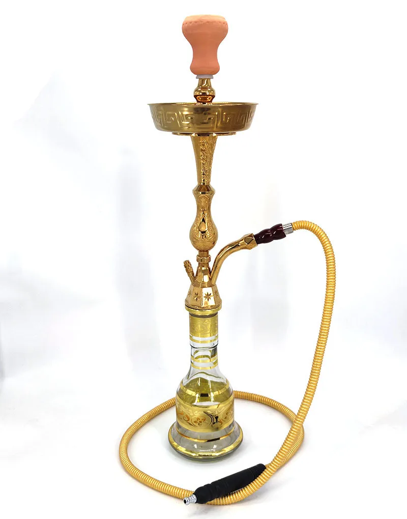 Golden-Hookah-Shisha-Set-Grande-Estilo-Eg-pcio-Fumar-Acess-rios-Arabian ...