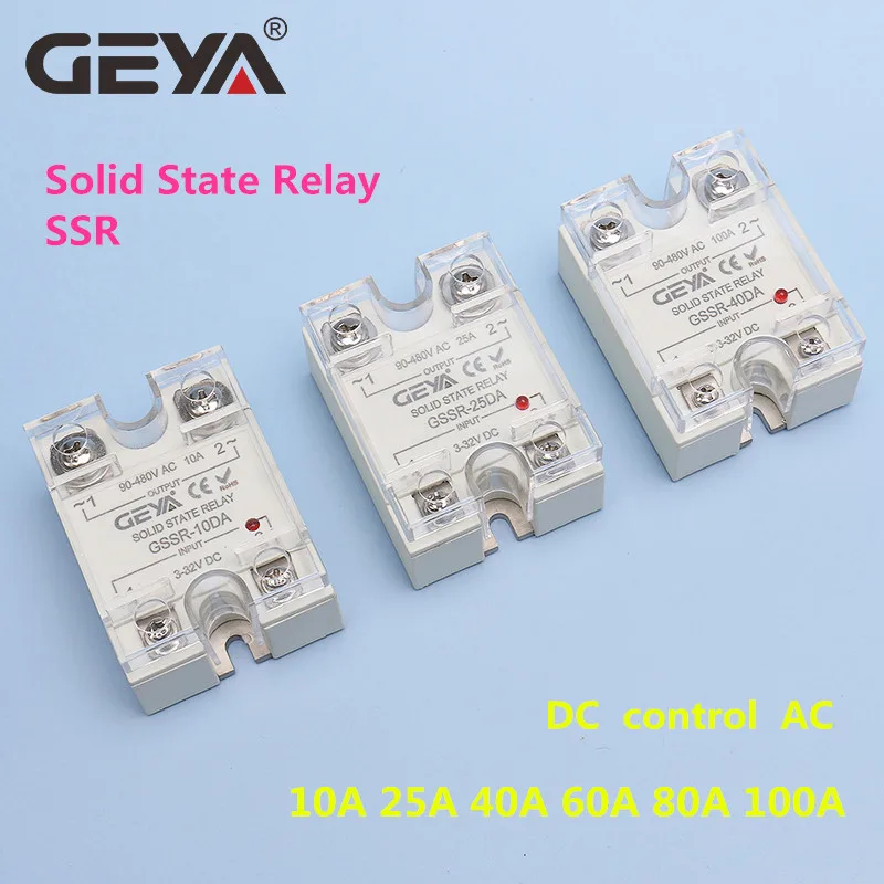 Business & Industrial Fotek Solid State Relay SSR-10DA 25DA 40DA 60DA 100DA 40AA 480V DC control ...