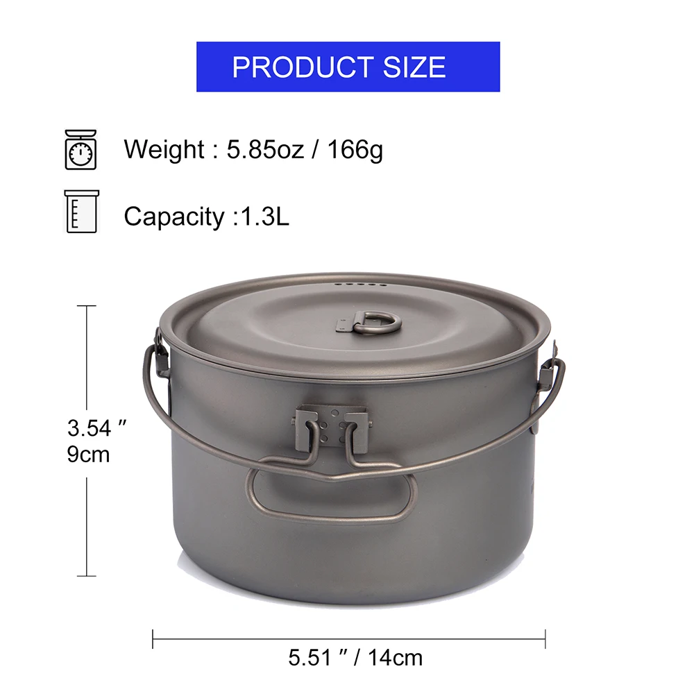Titanium Cookware set | Fishing and Camping Essential Gear