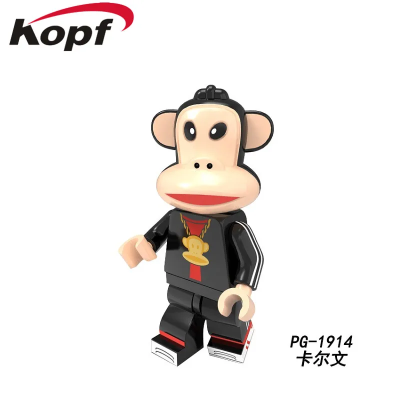 Single Sale Building Blocks Cartoon Series Bricks Paul Homme Ott George ...