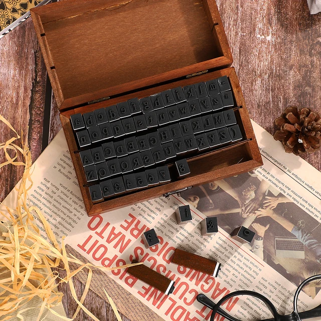 JIANWU Multiple Vintage Trend Series Wooden Journal Stamps Creative ...